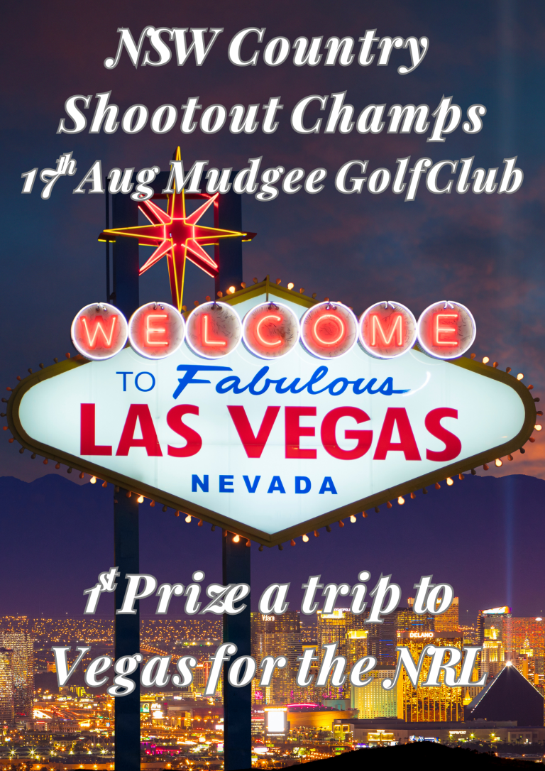 NSW Shootout Golf Champs - Mudgee Golf Club 17th August - ShootOut Golf